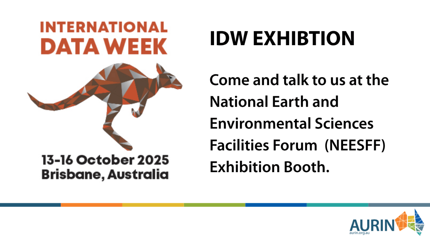 AURIN at International Data Week 2025: Data for Positive Change - AURIN
